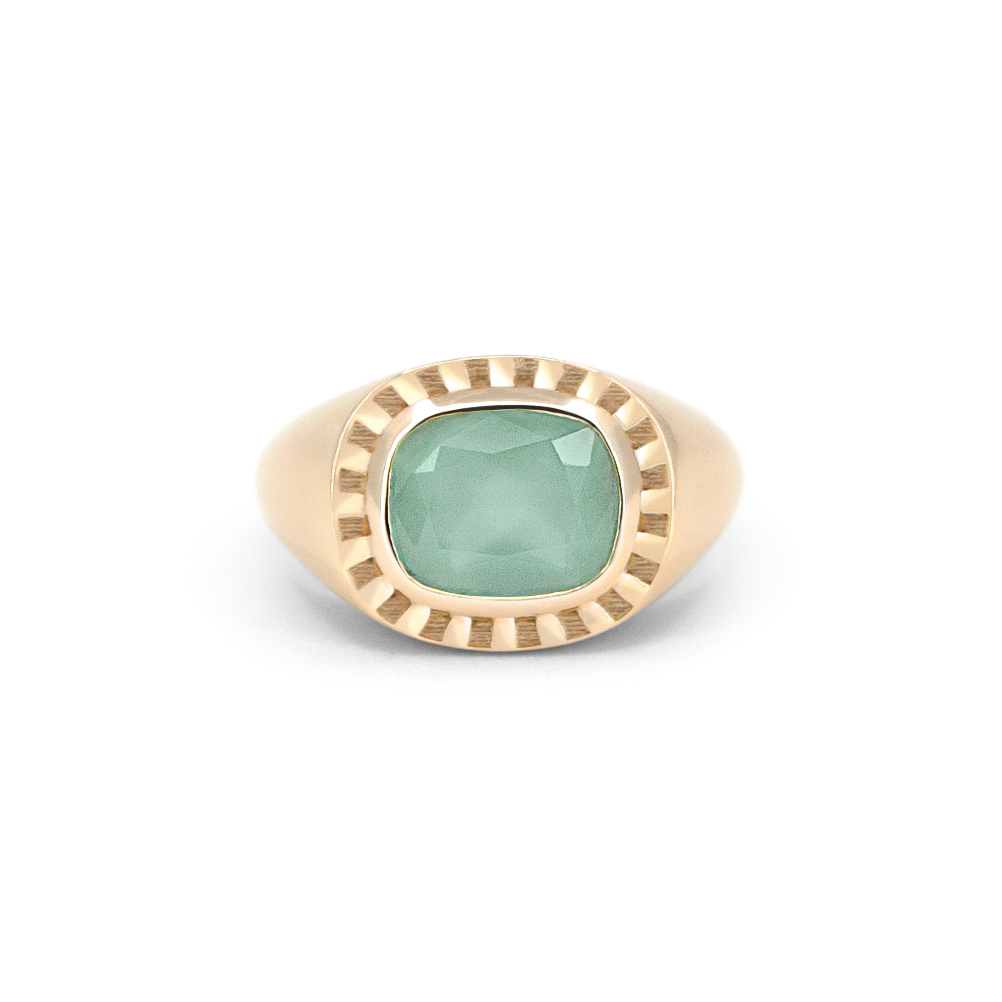 Sunray Signet Ring | Genevieve Schwartz Jewellery